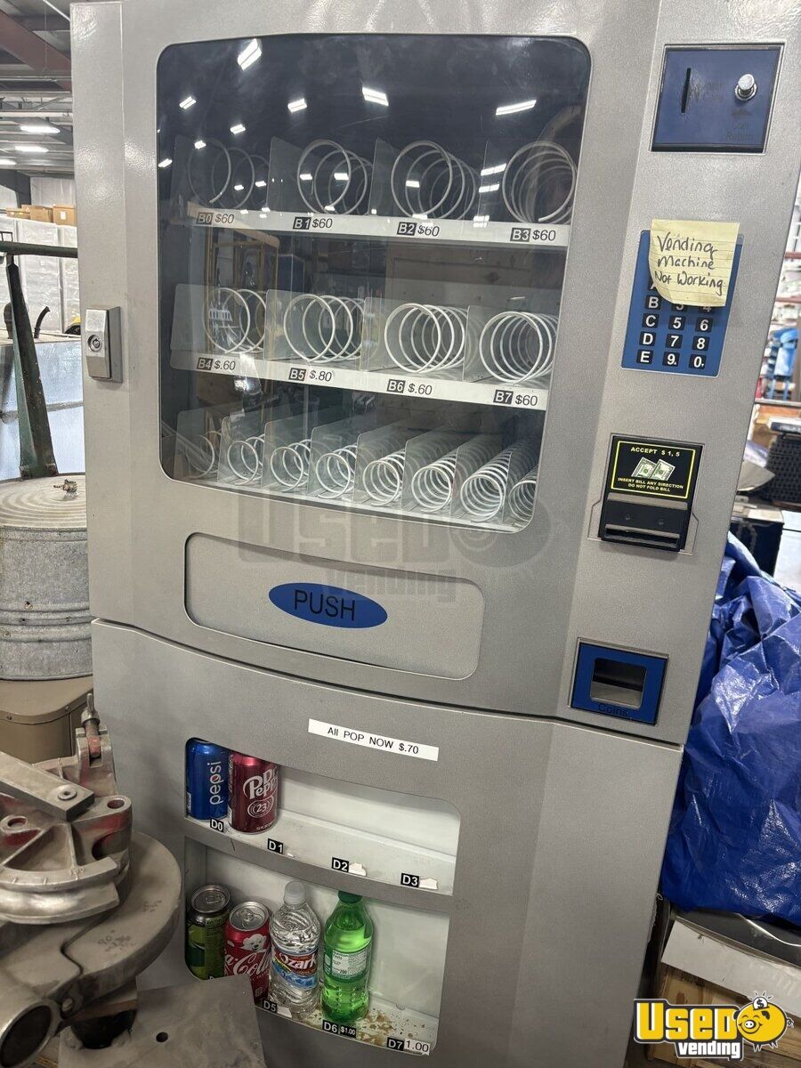 Genesis Snack and Drink Combo and an Entree Merchandiser Vending ...