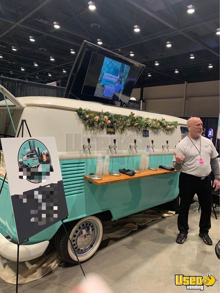 Charming 1975 Volkswagen Mobile Bar Beverage Truck with 2022 - 20' Car ...