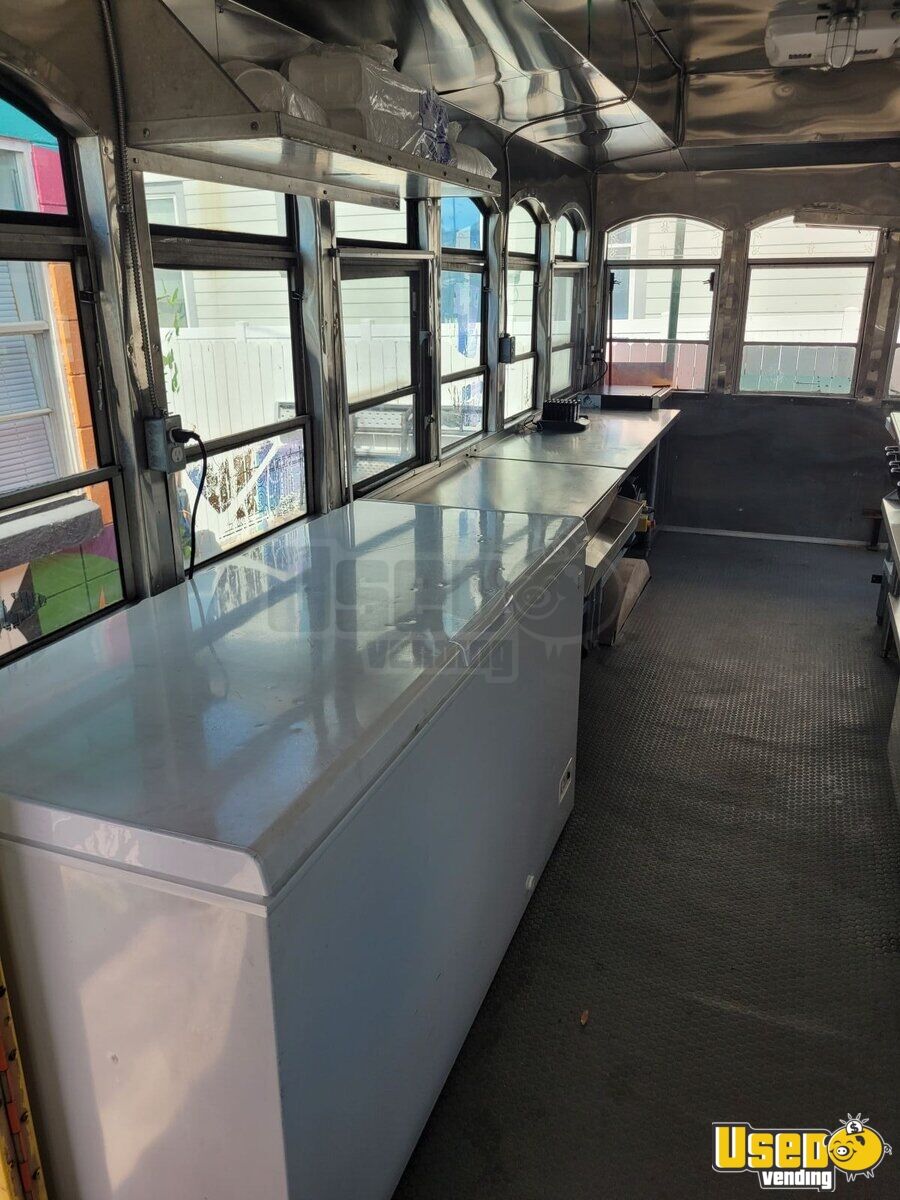 Isuzu Trolley Bus Diesel Food Truck Conversion with Pro-Fire ...
