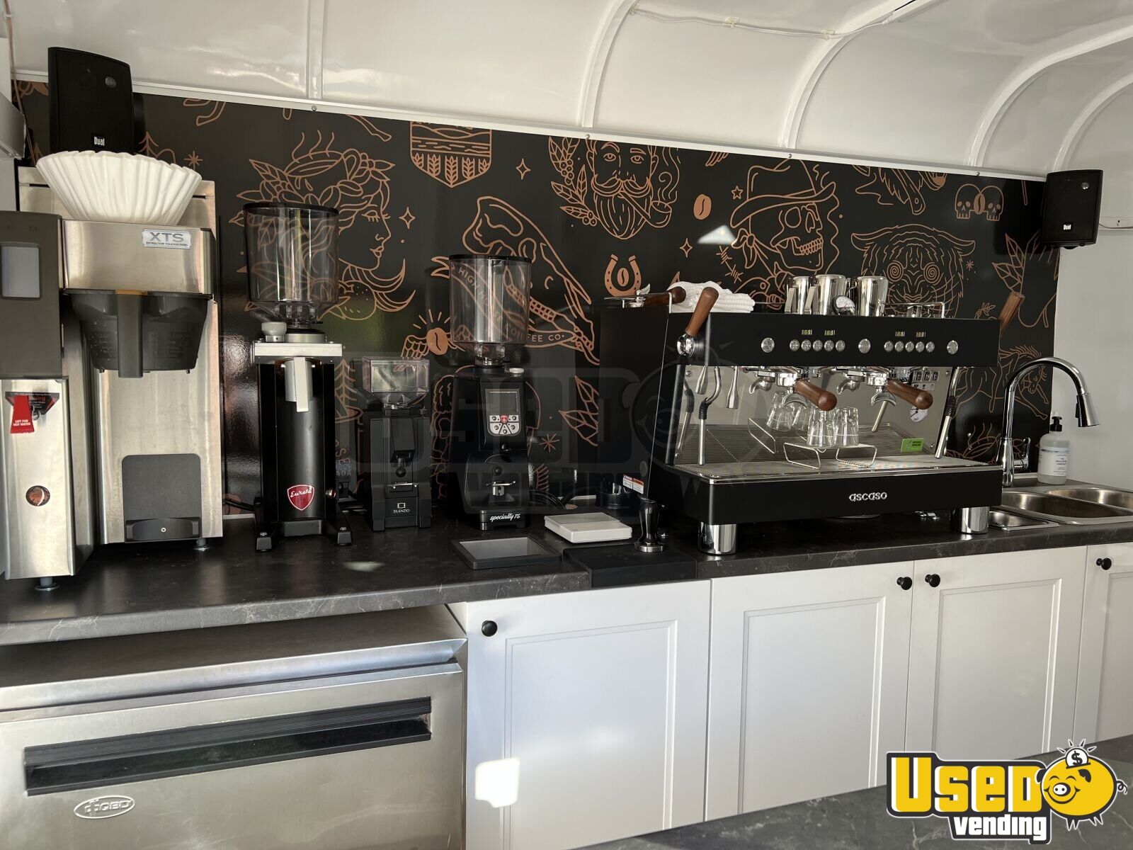 6' x 15' Mobile Coffee/Espresso Trailer | Horse Trailer Concession Conversion for Sale in Alberta