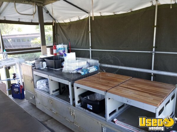 Ready to Serve 16' Army Field Mobile Kitchen Concession Trailer for ...