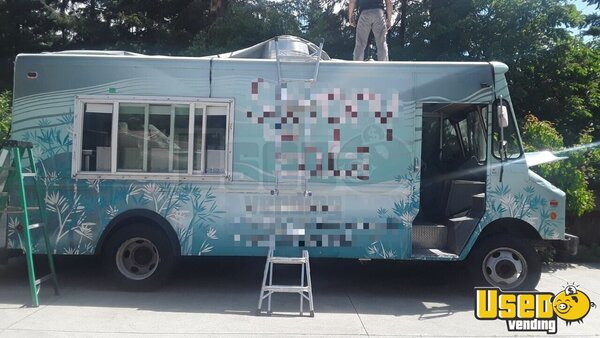 26' GMC P35 Step Van Kitchen Food Truck with Pro Fire Suppression System | Mobile Kitchen for ...