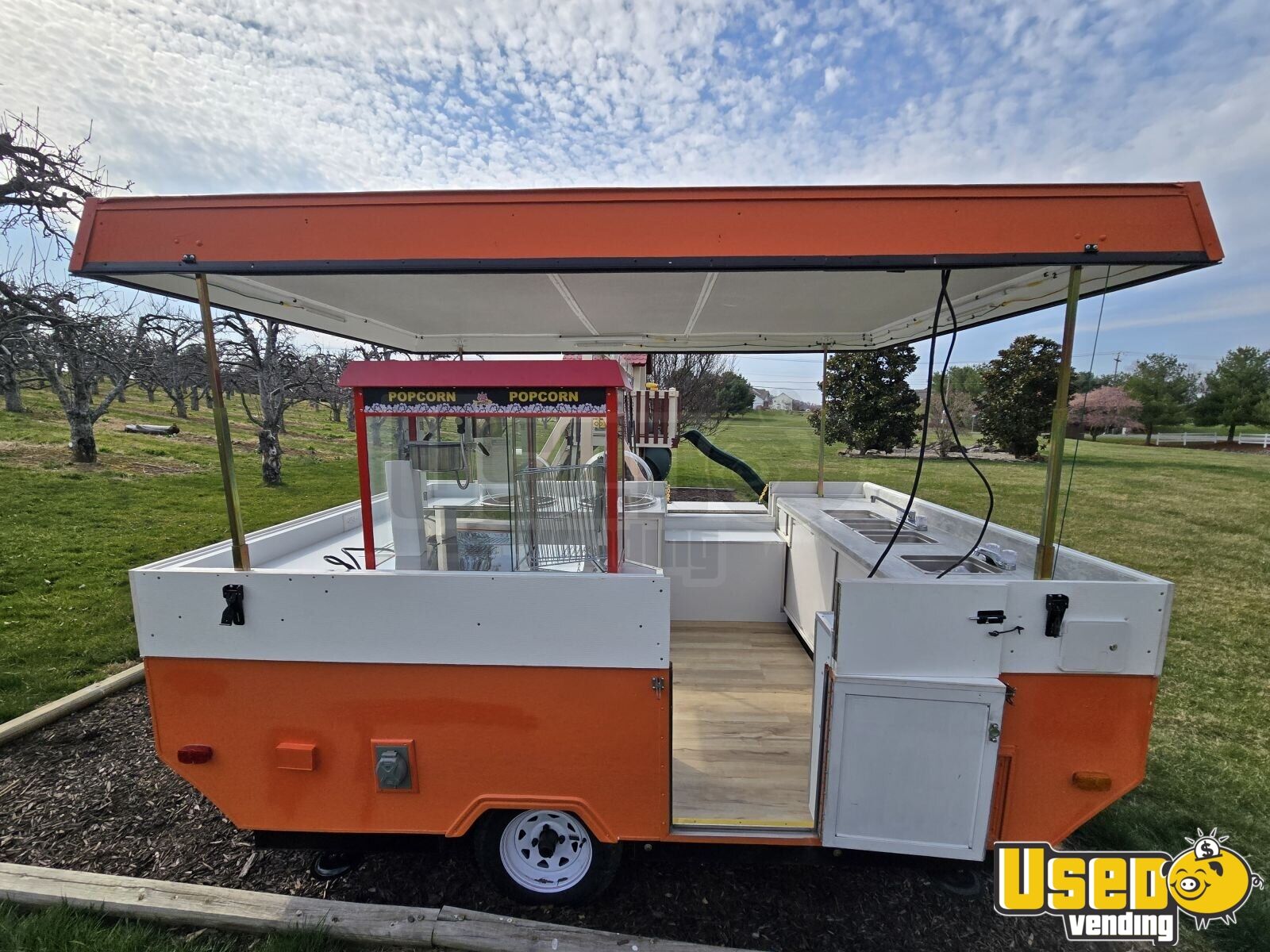 Turn Key - 7' x 10.5' Cotton Candy & Popcorn Trailer | Pop Up ...