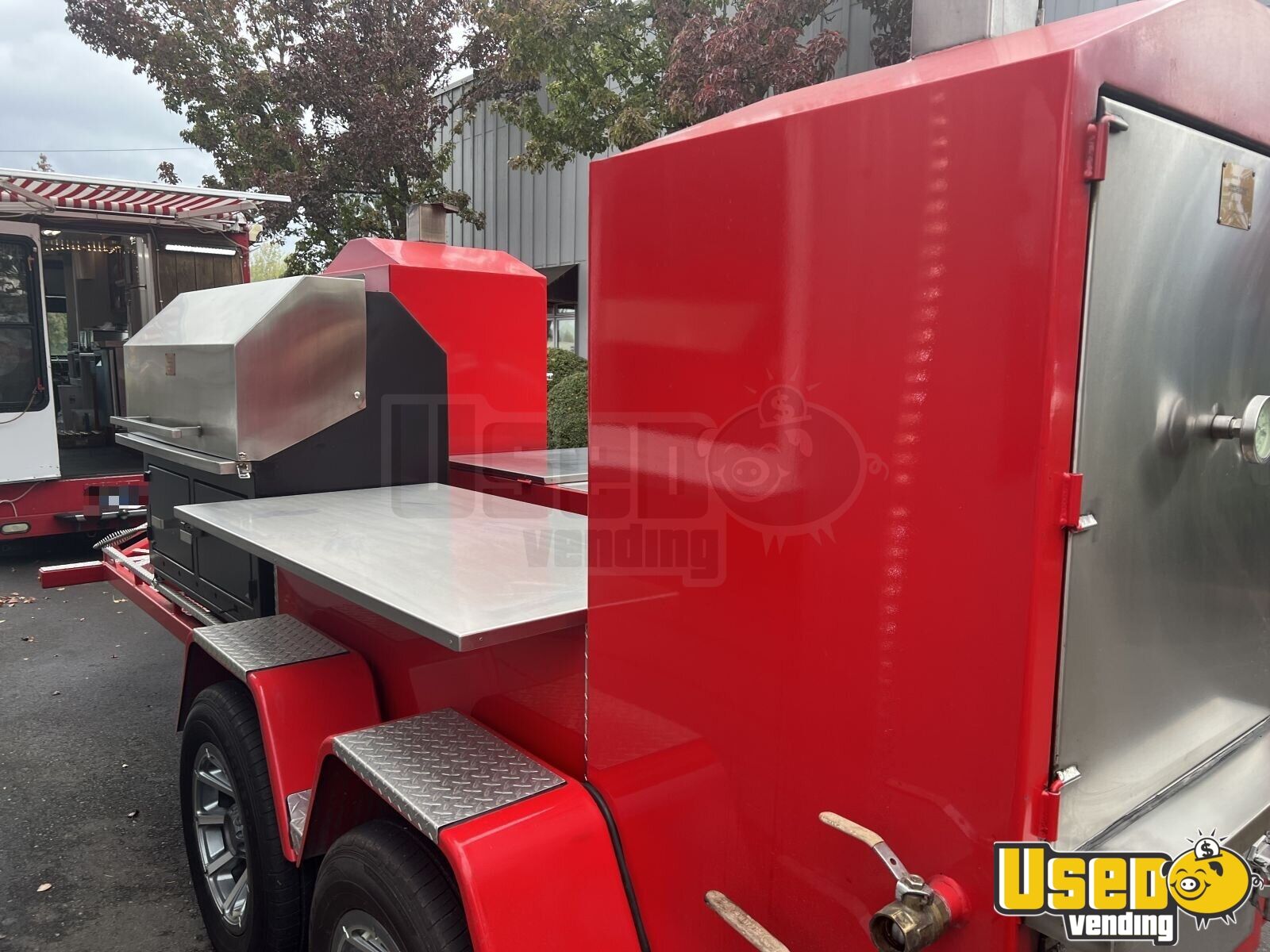 Barbecue Food Truck with Custom Built Pitmaker Smoker Trailer for Sale ...
