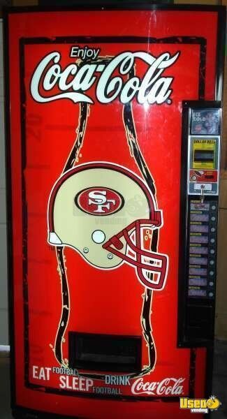 Vendo Soda Machine - Football Soda Machine - Used Vendo Machine