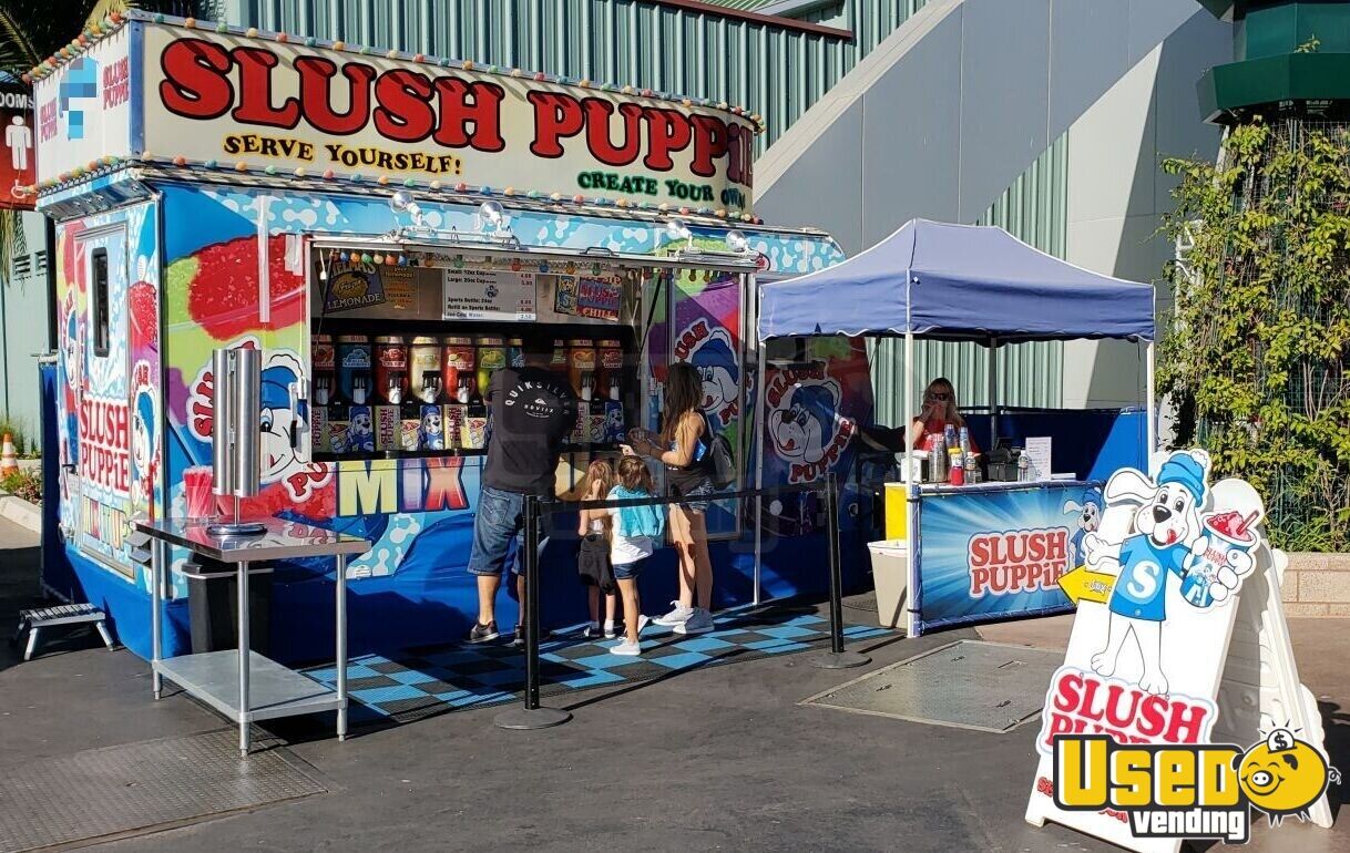8' x 16' Slushie / Icee / Frozen Beverage Trailer | Carnival Style ...