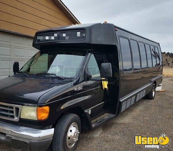 Used 2002 Ford E-450 Diesel Shuttle Bus / Passenger Transit Shuttle for ...