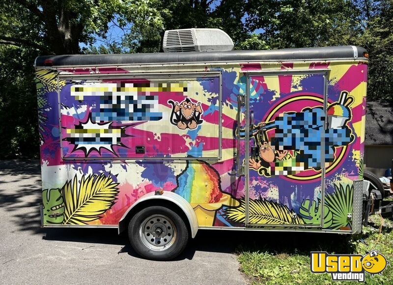 2007 6' x 12' Snowball/Ice Cream Concession Trailer Mobile Vending Unit ...