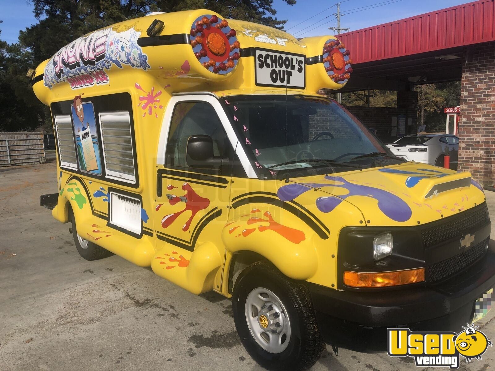 Ready to Work Chevrolet Express 2500 Snowie Shaved Ice Bus | Snowball ...