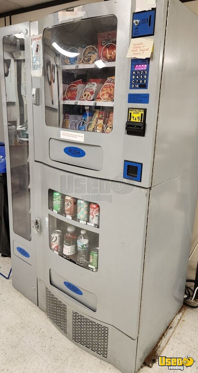 6 Antares Office Deli Snack and Drink Combo Vending Machines with ...