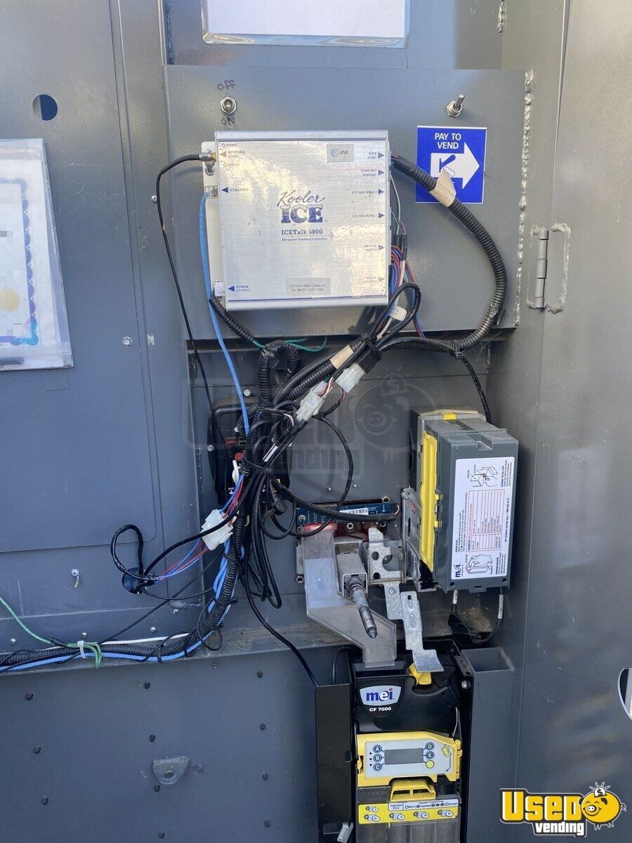 Used 2012 Kooler Ice IM1000 Series Bagged Ice Vending Machine for Sale ...
