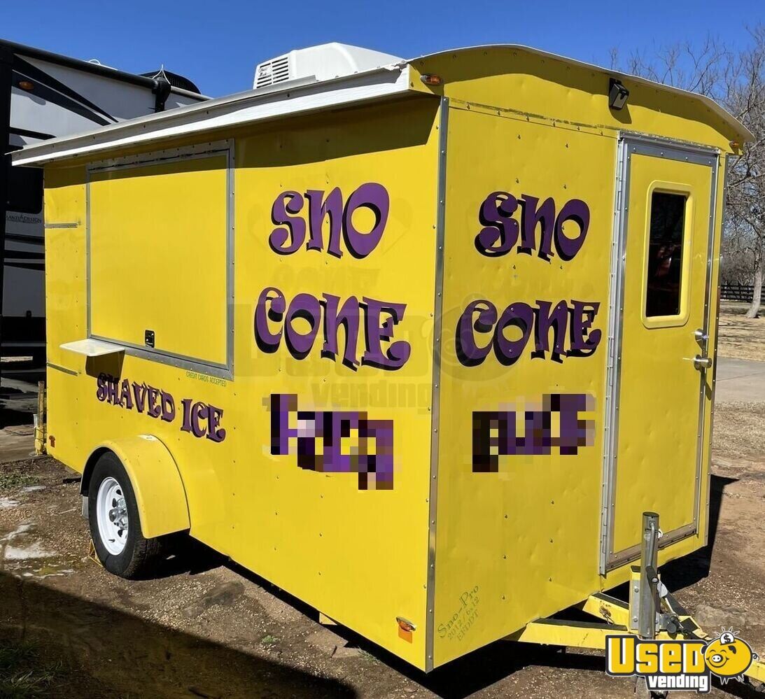 2012 Sno Pro 6' x 12' Shaved Ice Concession Trailer | Snowball Vending ...