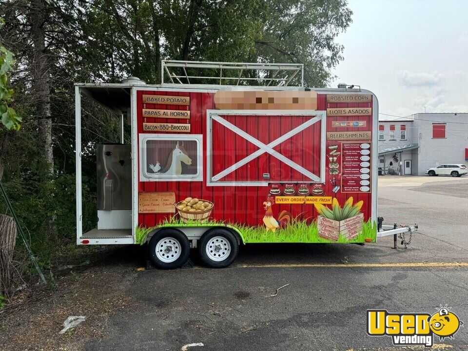 2013 8' x 21' Potato & Corn Roaster Concession Trailer for Sale in ...