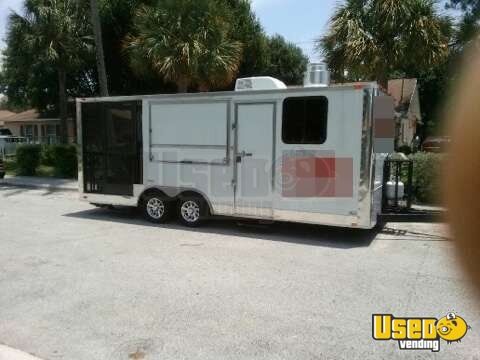 For Sale Used 2014 Freedom Concession Trailer with BBQ Smoker Porch in ...