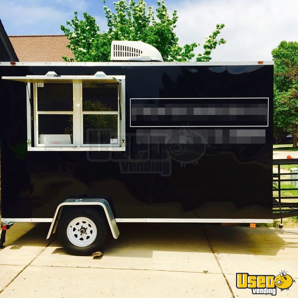7.5' x 14' Food Concession Trailer | Kitchen Trailer for Sale in Michigan