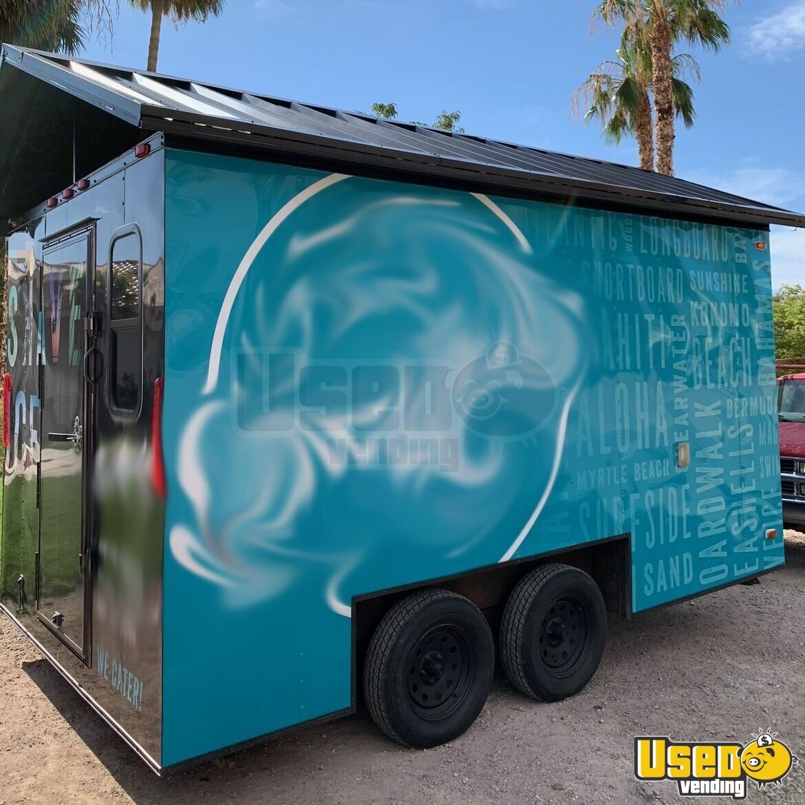 2015 Look Cargo 8.5' x 14' Snowball Trailer | Shaved Ice Concession ...