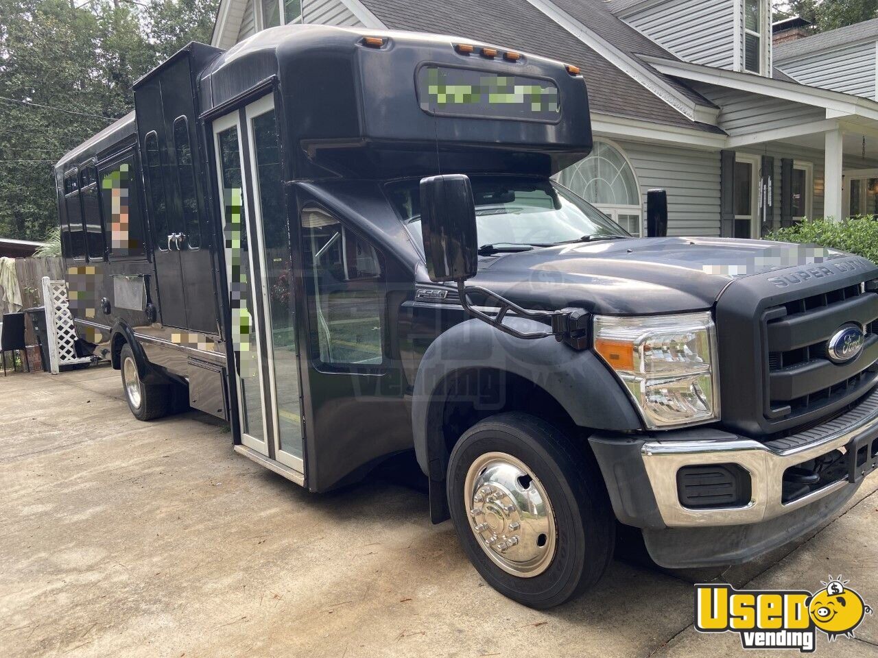Barely Used 2016 Ford E550 Diesel Food Truck with Pro-Fire Suppression ...