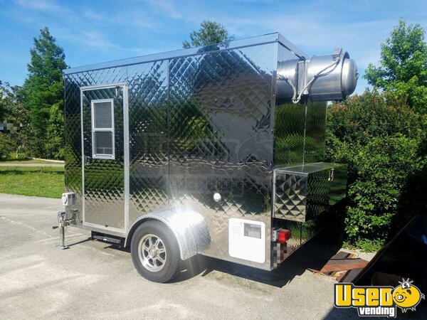 All Stainless Steel 2016 - 6' x 10' Mini Donut Concession Trailer with ...