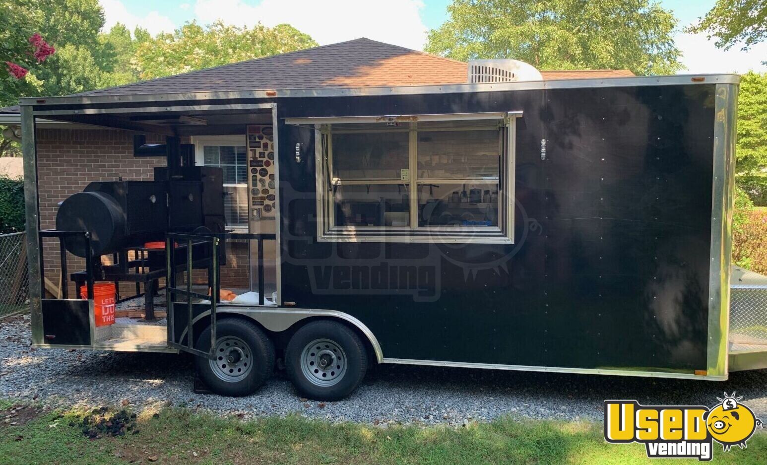 2017 - 8.5' x 20' BBQ Concession Trailer with Porch | Barbecue Rig for ...