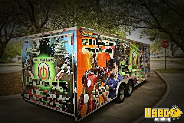 2017 - 8.5' x 24' Mobile Video Gaming Trailer | Mobile Gaming Unit for ...