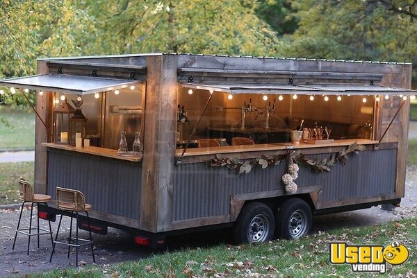 Health Department Permitted 2017 - 8' x 18' Rustic Beverage Concession ...