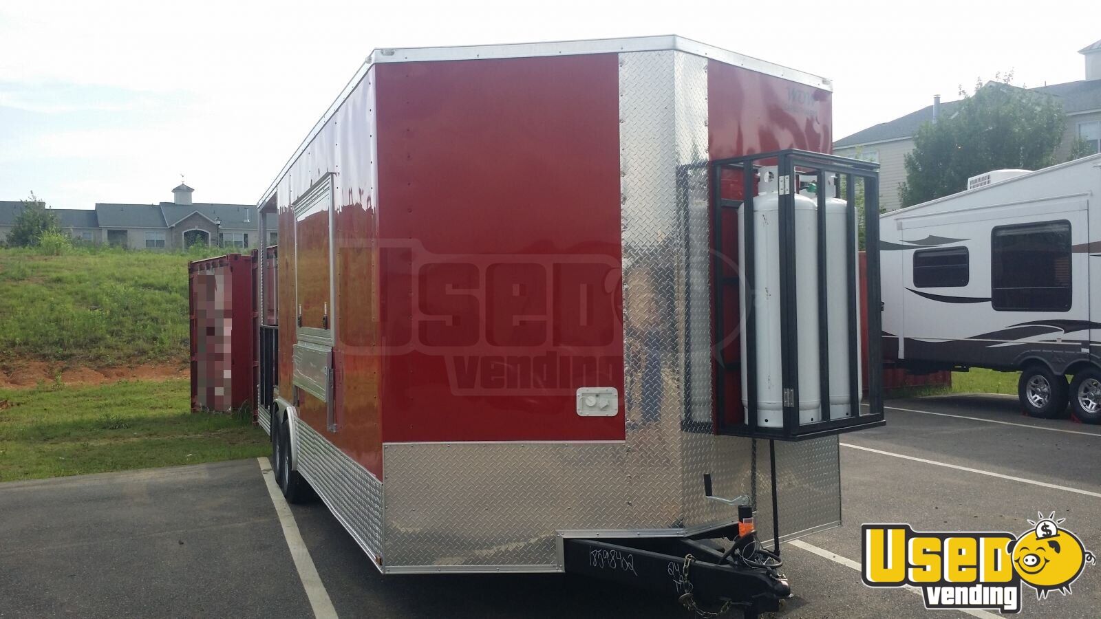 2018 8.5' x 24' WOW Cargo Food | Kitchen Concession Trailer w/ Porch ...