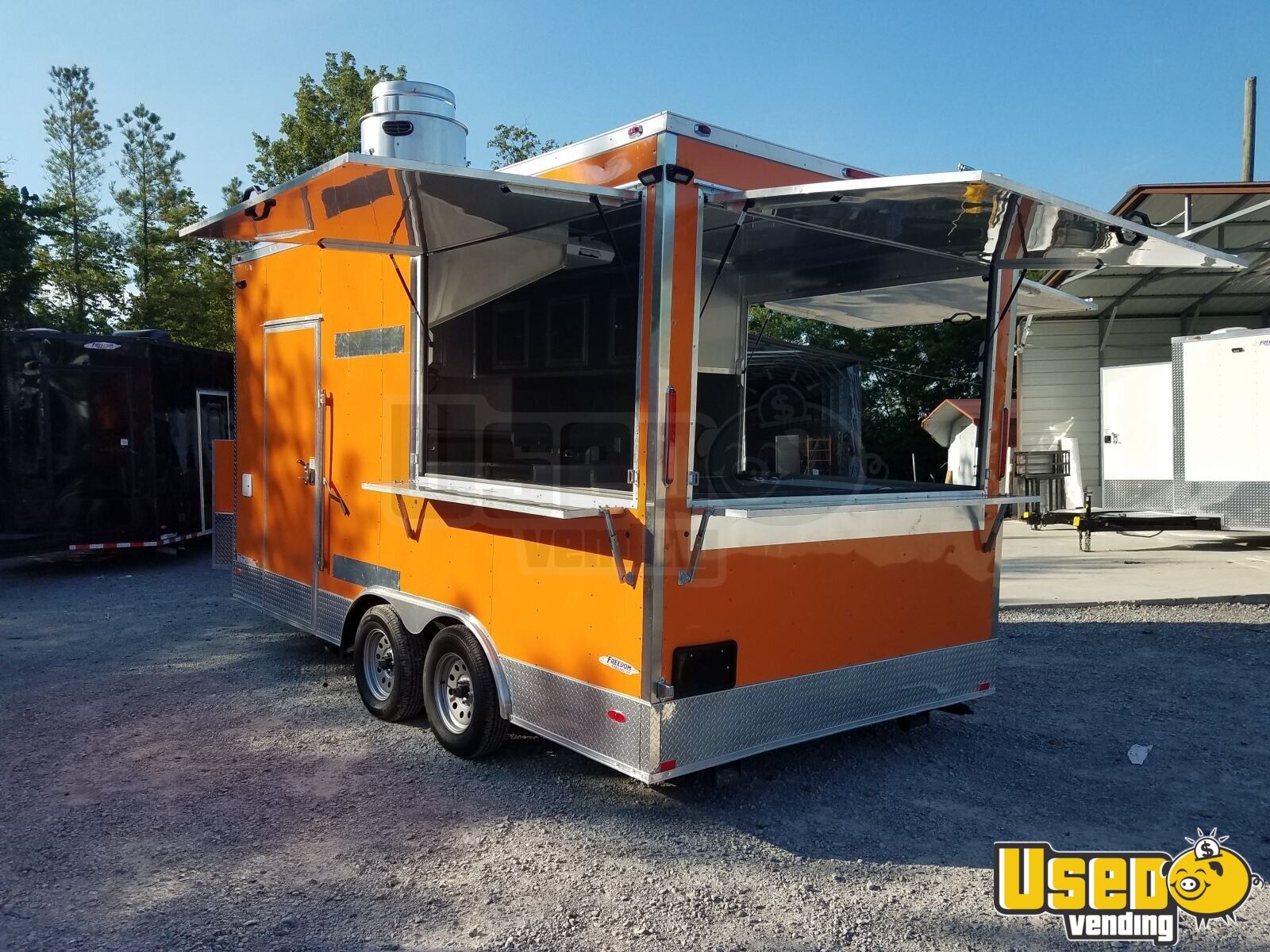 Clean - 2019 8.5' x 16' Freedom Concession Food Trailer for Sale in Nevada