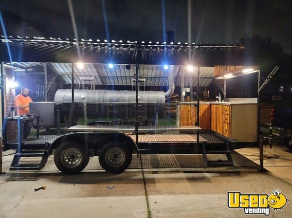 Custom Built 2019- 26' Open Barbecue Smoker Trailer | Mobile BBQ Unit ...