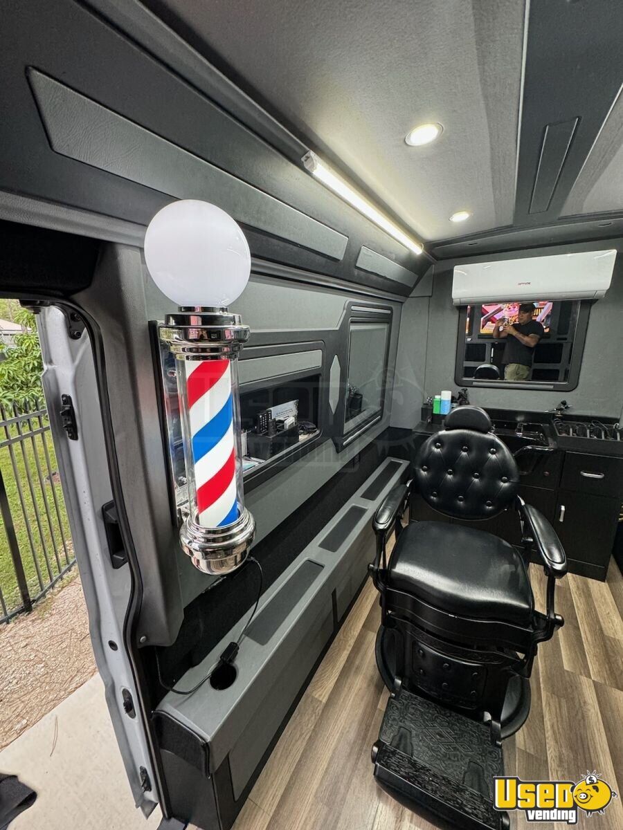 LOW MILES Ready to Go 2020 Ford Sprinter Van Mobile Barber Shop ...