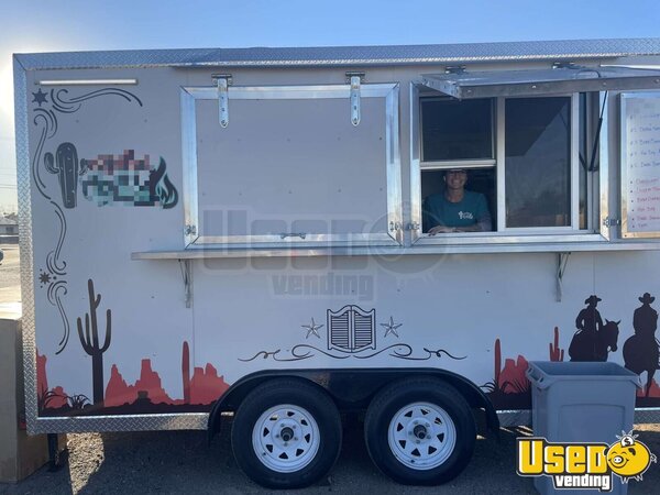 New - 2021 7' x 14' Concession Food Trailer | Kitchen Food Trailer for ...