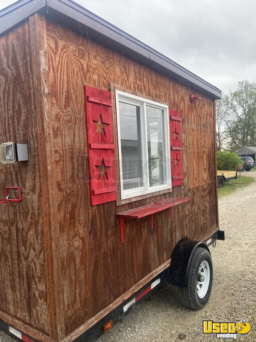 Custom Built - 2021 Rustic Style Basic Concession Trailer for Sale in Ohio