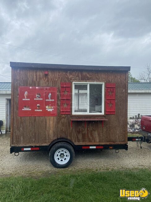 Custom Built - 2021 Rustic Style Basic Concession Trailer for Sale in Ohio
