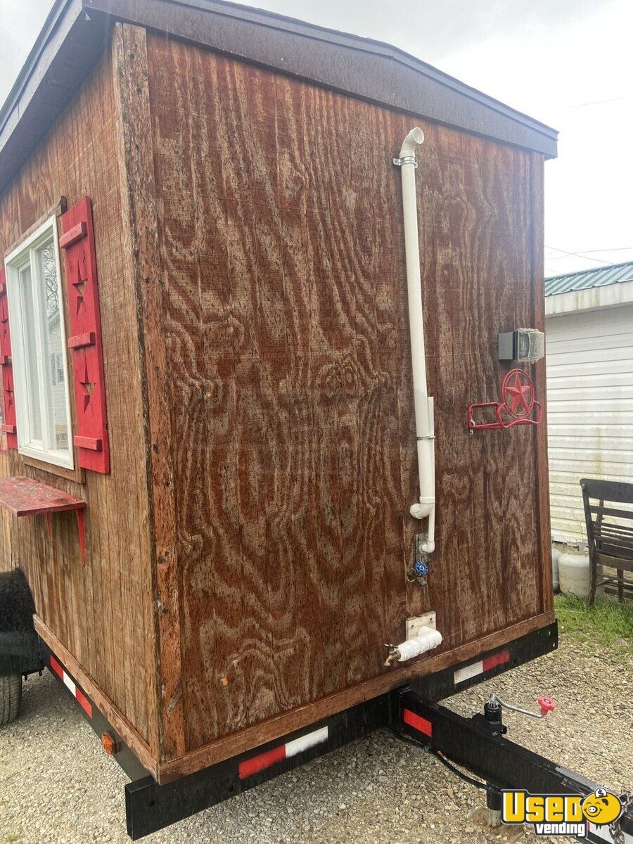 Custom Built - 2021 Rustic Style Basic Concession Trailer for Sale in Ohio