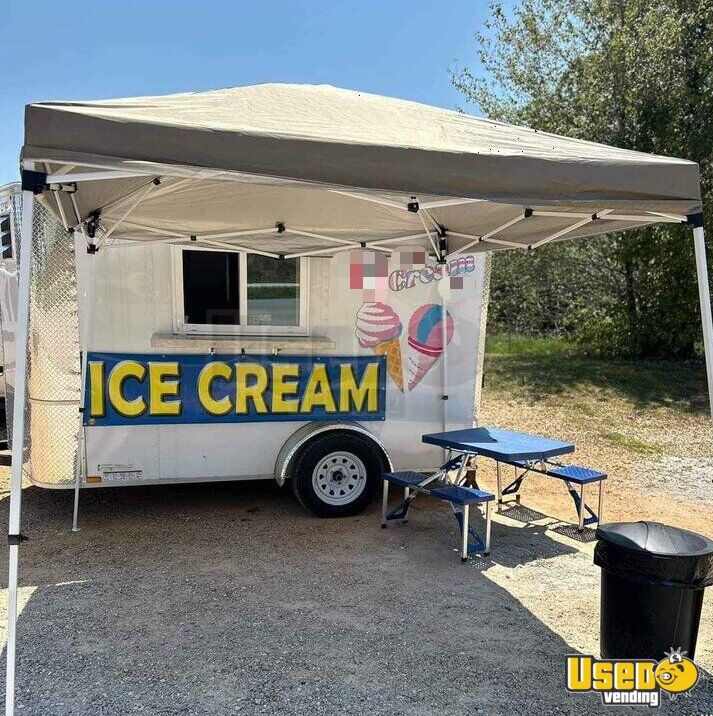 2021 - Ice Cream and Shaved Ice Concession Trailer with Inventories for ...