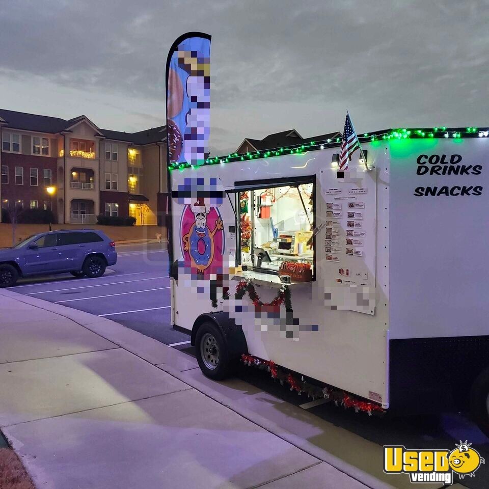 2021 - 6' x 12' Mini Donuts and Beverage Concession Trailer for Sale in ...