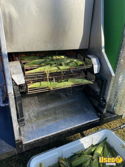 Lightly Used 2022 8' x 16' Kettle Corn Business & Corn Roasting Trailer ...