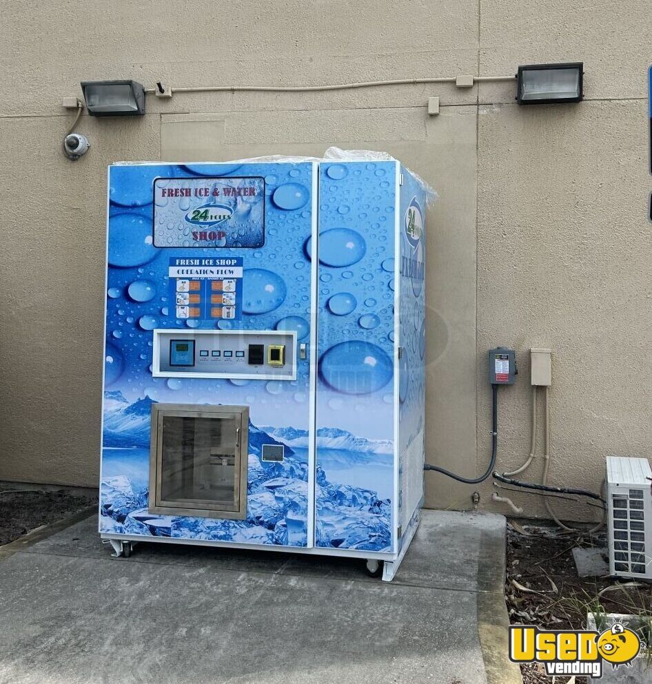 (2) Self-Serve Bagged Ice and Fresh Water Vending Machines For Sale in ...