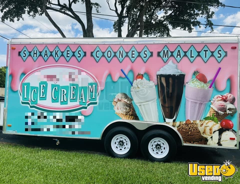 2023 8' x 18' Ice Cream Concession Trailer | Mobile Vending Unit for ...