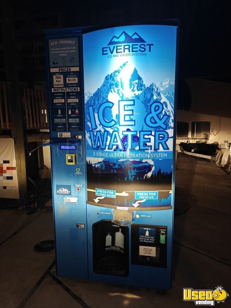 2023 Everest Ice VX4 Bagged Ice and Filtered Water Vending Machine For ...