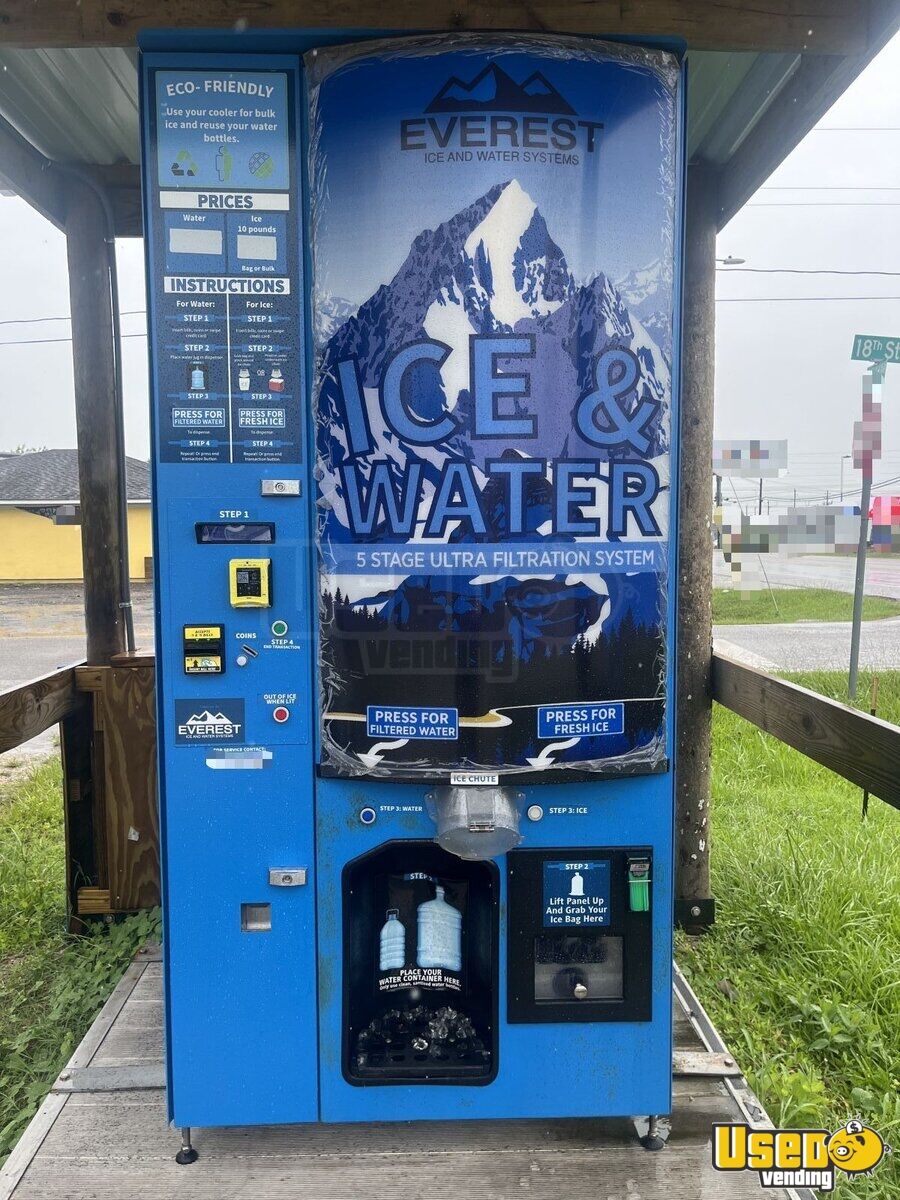 2023 Everest Ice VX4 Bagged Ice and Filtered Water Vending Machine For ...