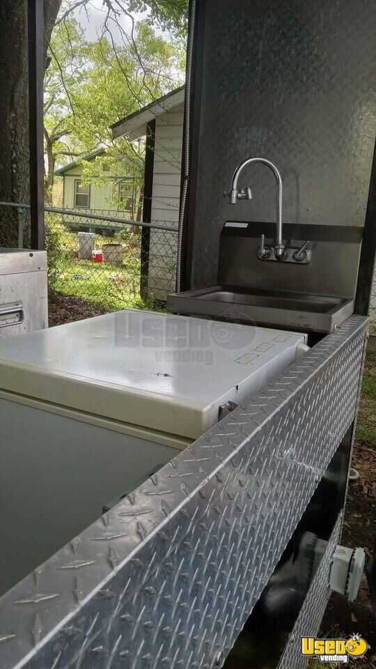 Mobile BBQ Unit | Open Barbecue Concession Trailer with Smoker for Sale ...