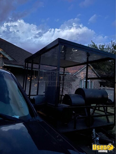7' x 10.5' Barbecue Food Trailer | Food Concession Trailer for Sale in ...