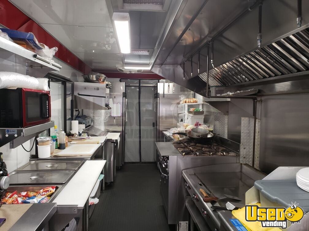 Fully Loaded 28' Food Concession Trailer with Bathroom | Certified ...