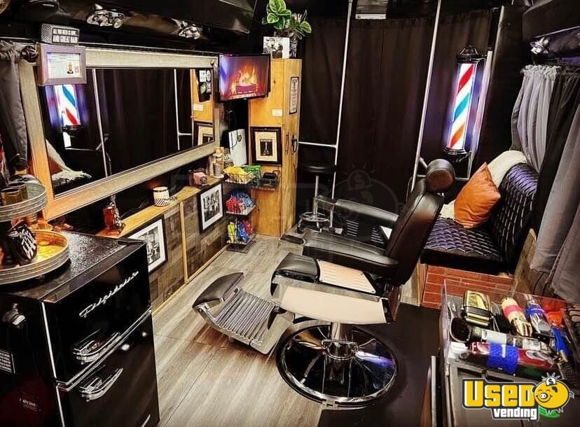 LOW MILEAGE Mobile Barber Shop and Spa Truck | Barber Shop on Wheels ...