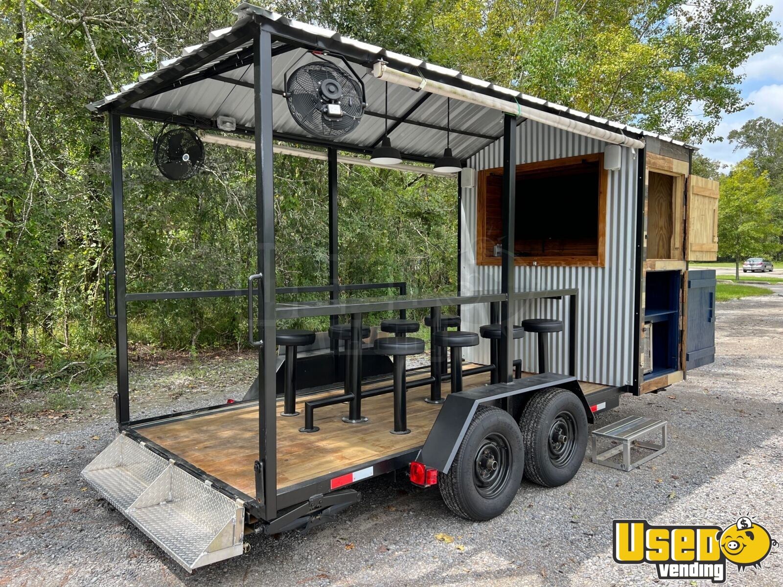 Custom - 16' New Party Tailgating Trailer | Mobile Entertainment Bar w ...