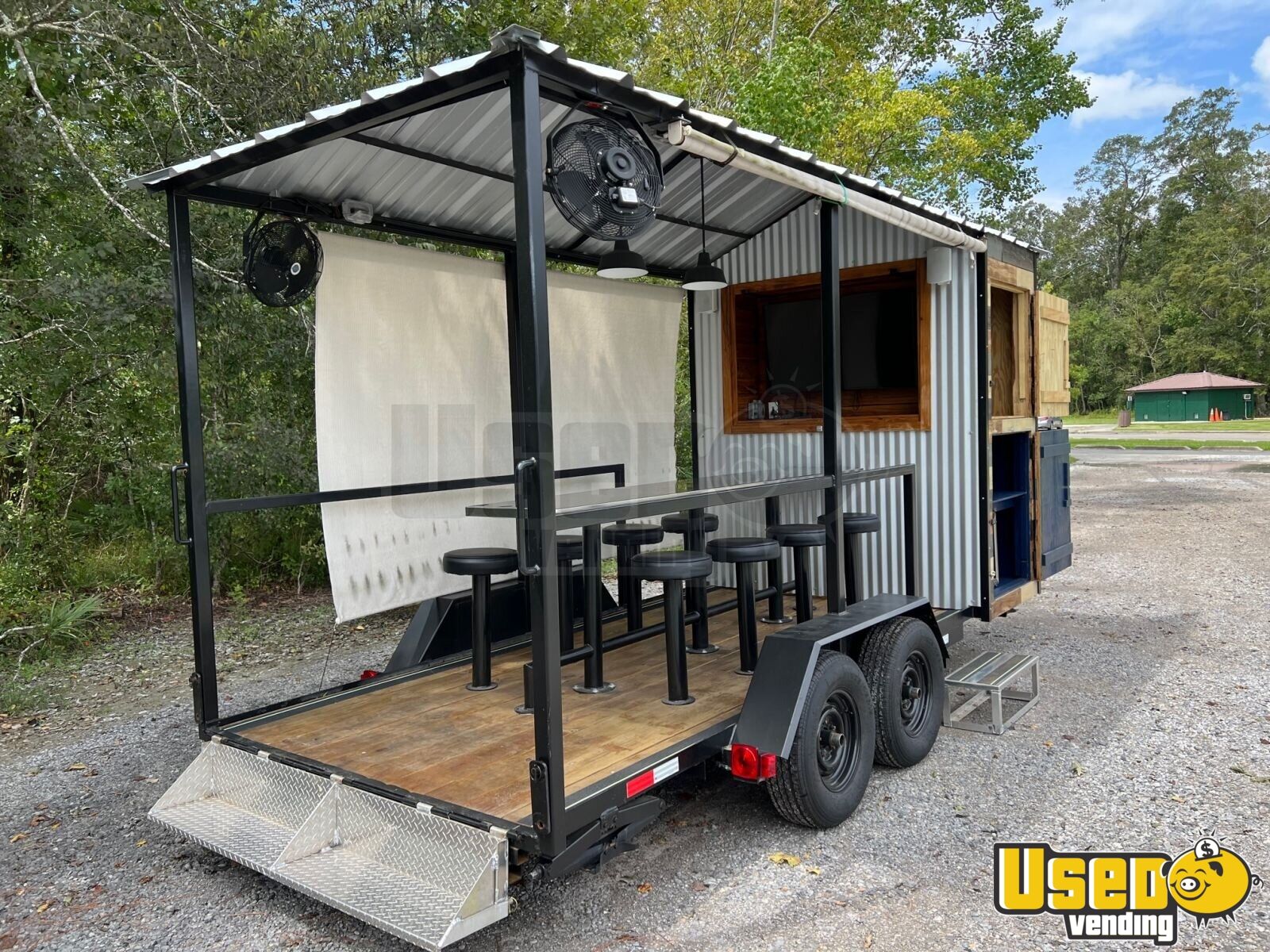 Custom - 16' New Party Tailgating Trailer | Mobile Entertainment Bar w ...
