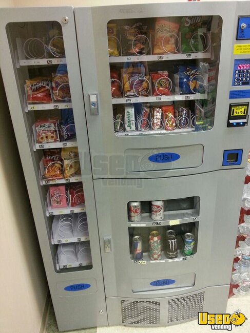 Used Office Deli Combo Vending Machine | Snack and Soda Vending Machine ...