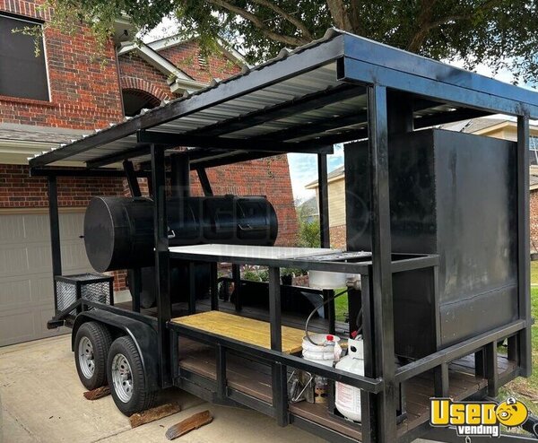 Like New Open BBQ Smoker Tailgating Trailer | Mobile BBQ Rig for Sale ...