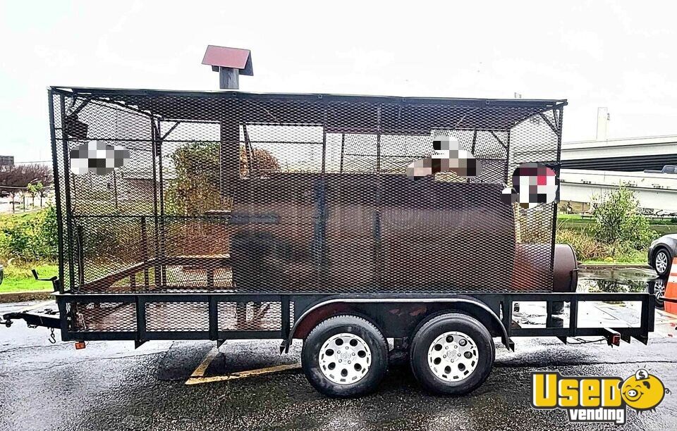 8' x 16' Custom Built Barbecue Smoker | Mobile Barbecue Trailer for ...