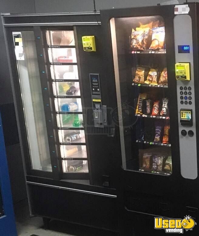 Full Line Glassfront Wittern Snack Machine | Crane Cold Food Vending ...